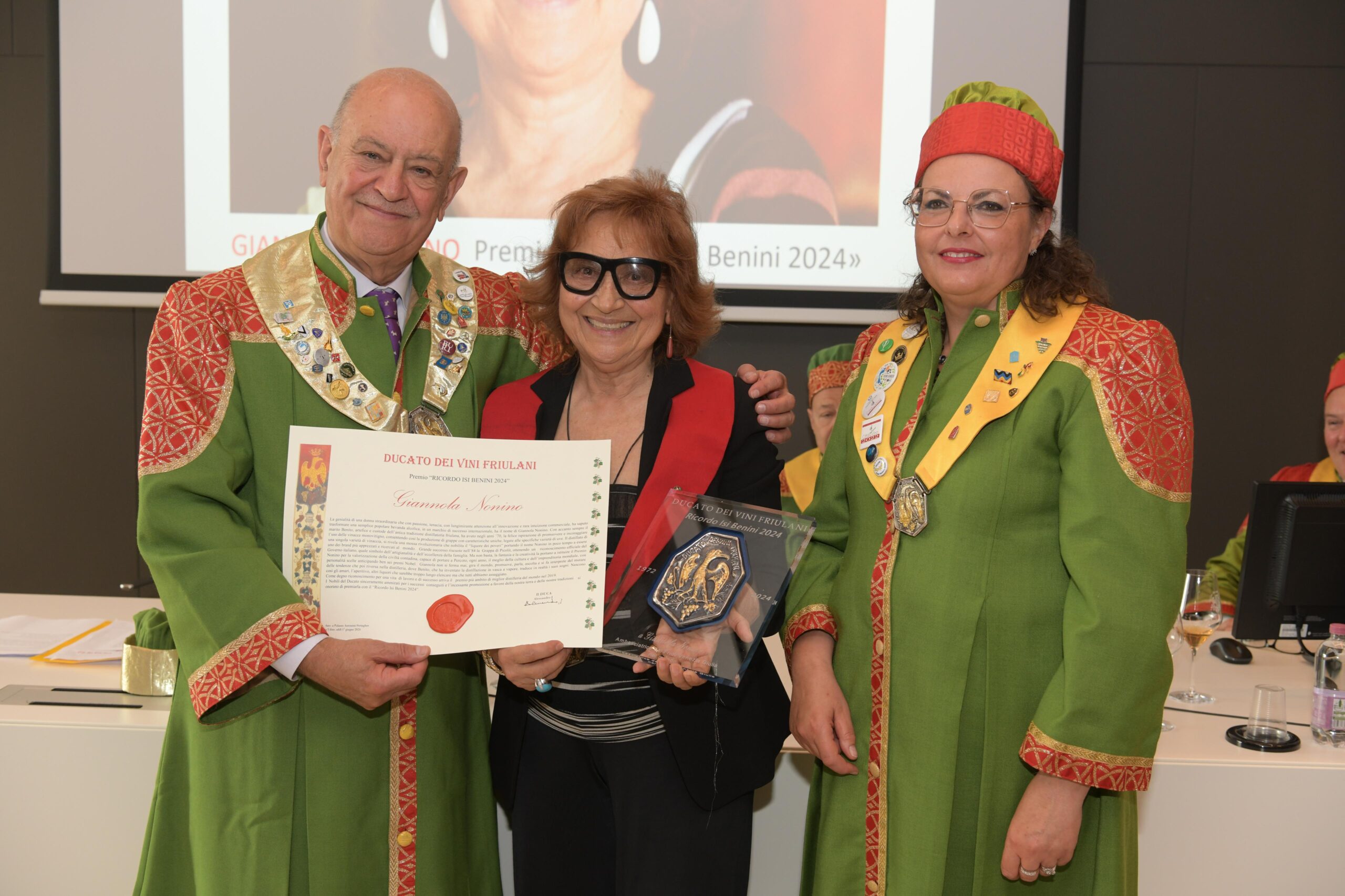 Isi Benini Award to Giannola Nonino, ambassador of Friuli in the World ...
