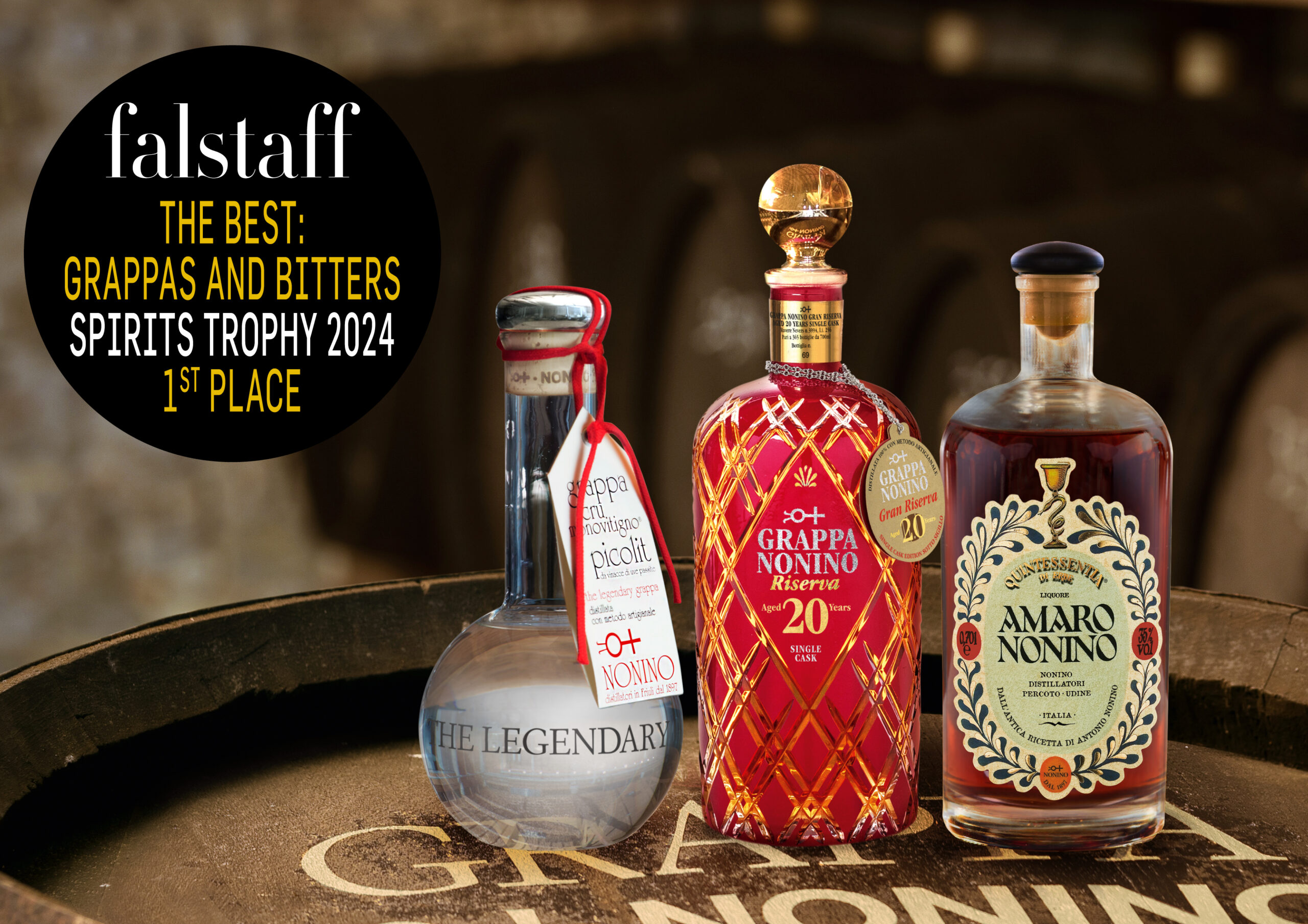 Nonino triumphs in three categories of the 2024 Falstaff Spirits Trophy! - Grappa Nonino