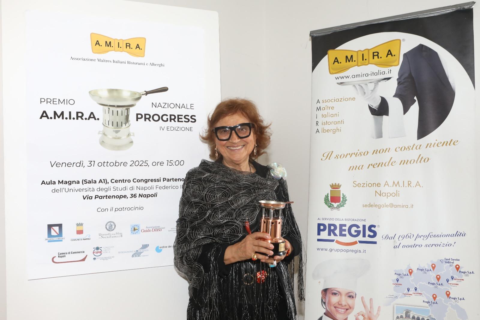 Giannola Nonino has received the Amira Progress 2025 Award - Grappa Nonino